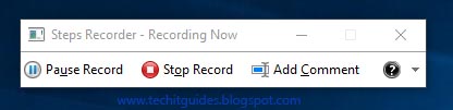 Steps Recorder a Secret Feature of Windows 10, 8 and 7