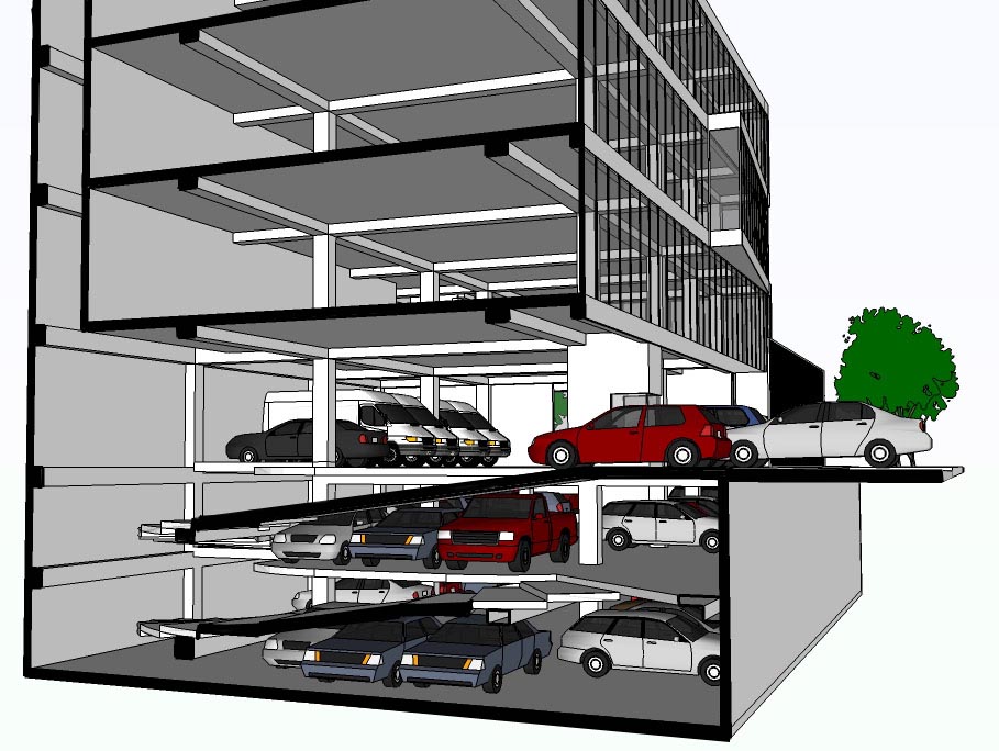 Oniria: Estudio de Estacionamientos para Edificio de Oficinas
