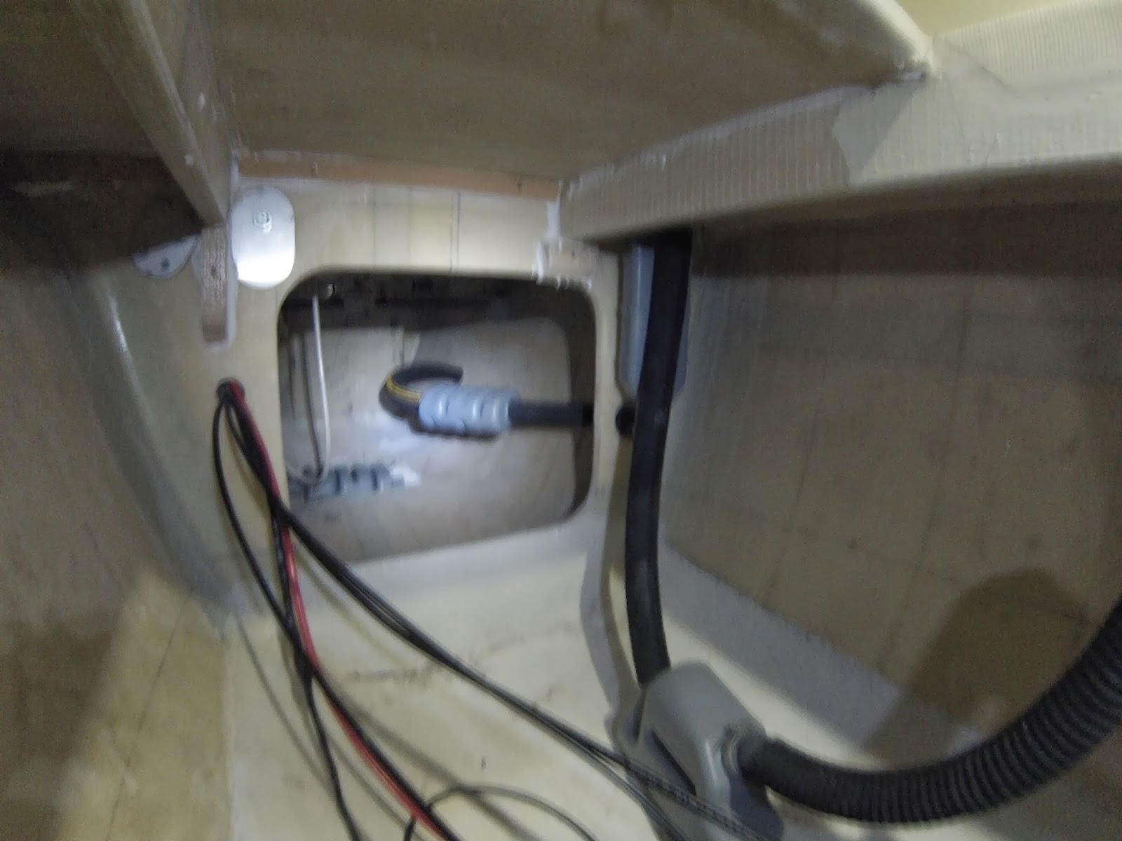 F-44SC Catamaran: Port side exhaust system install