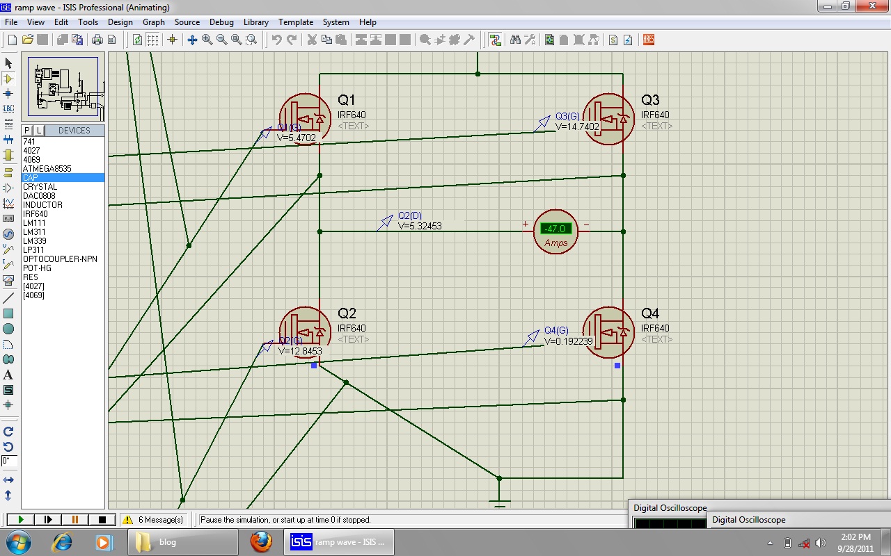 An Embedded system blog: Design of power inverter in Proteus