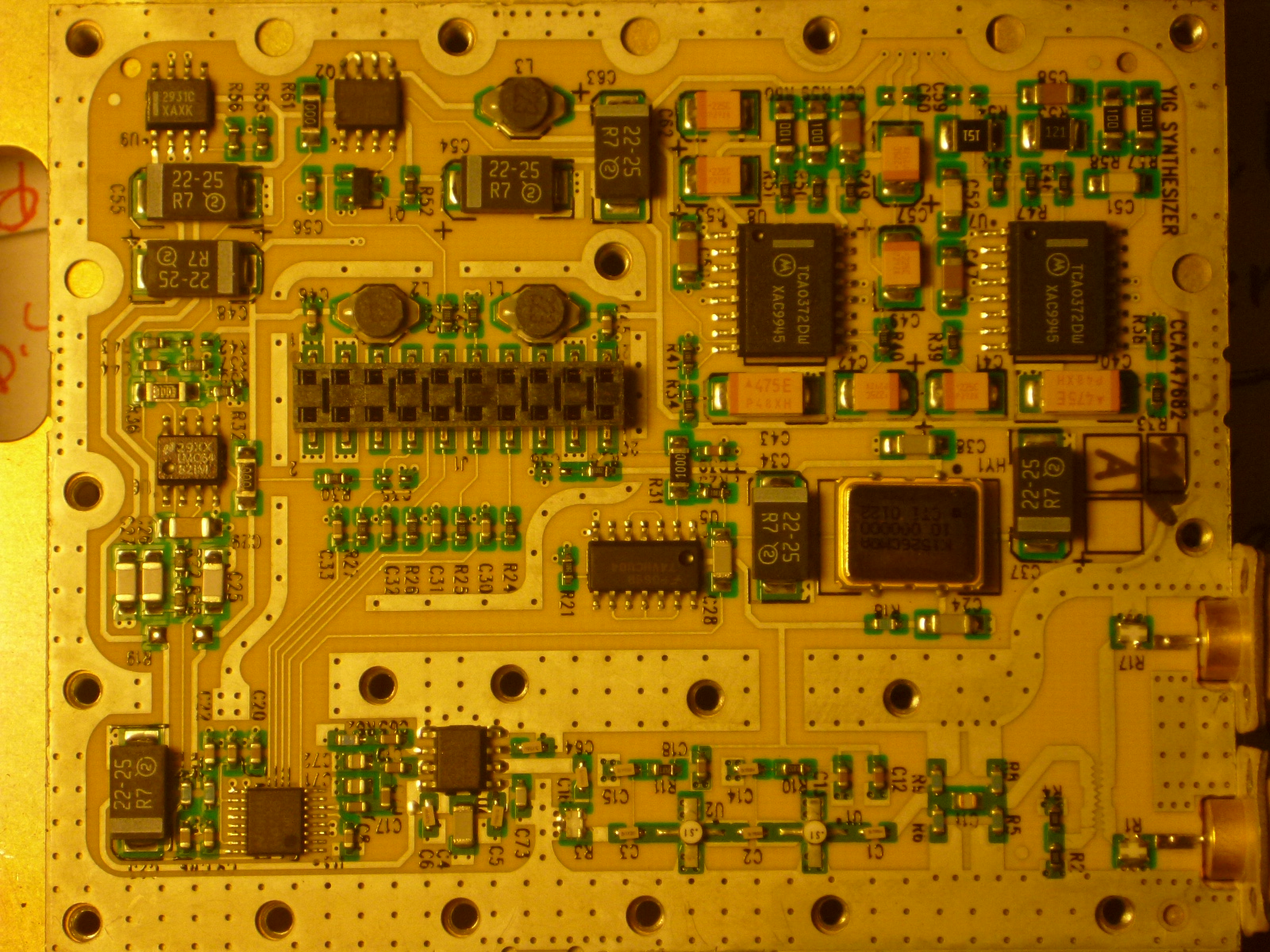 SQ9MTS: Synteza PLL do generatora YIG STELLEX serii 6755-7xx