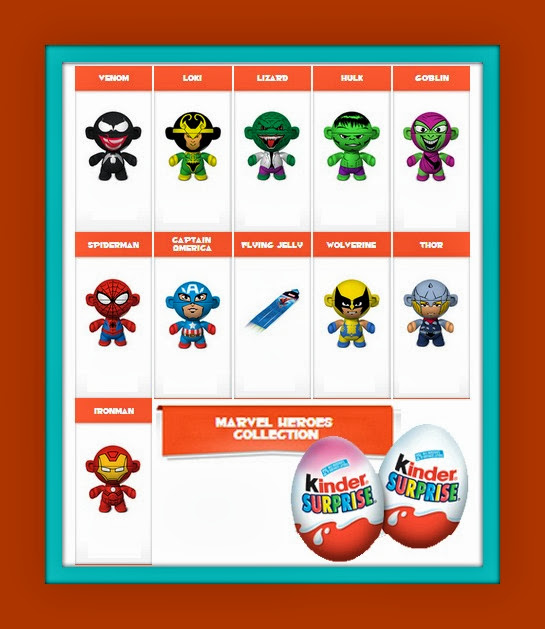 Marvel Heroes & Disney Princess Toys In Select Kinder Surprise Eggs ...