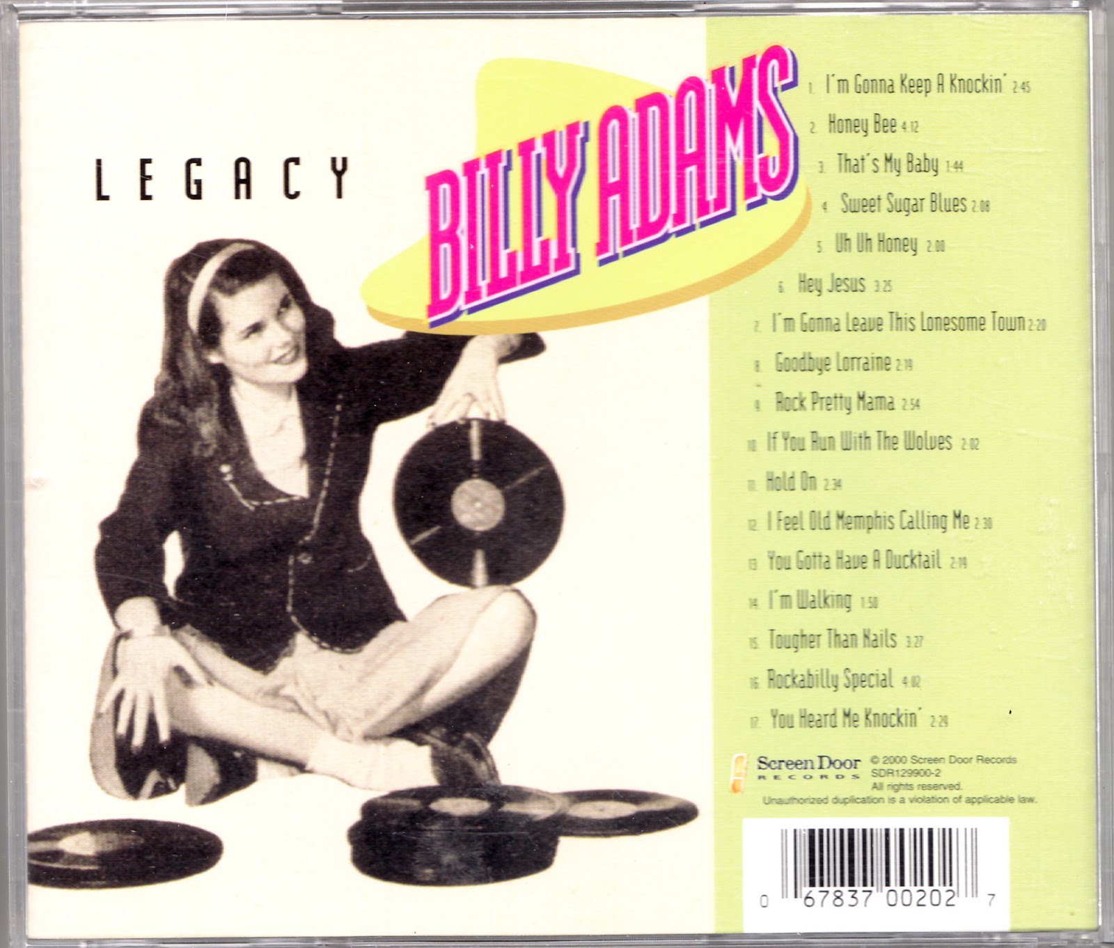 Rock 'n' roll is here to stay: Billy Adams - Legacy