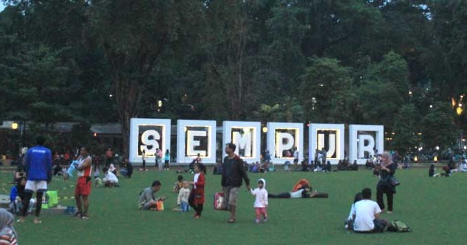 Habiskan Rp2,2 Miliar, Taman Sempur Bogor Masih Takut Hujan ~ ENTER BOGOR