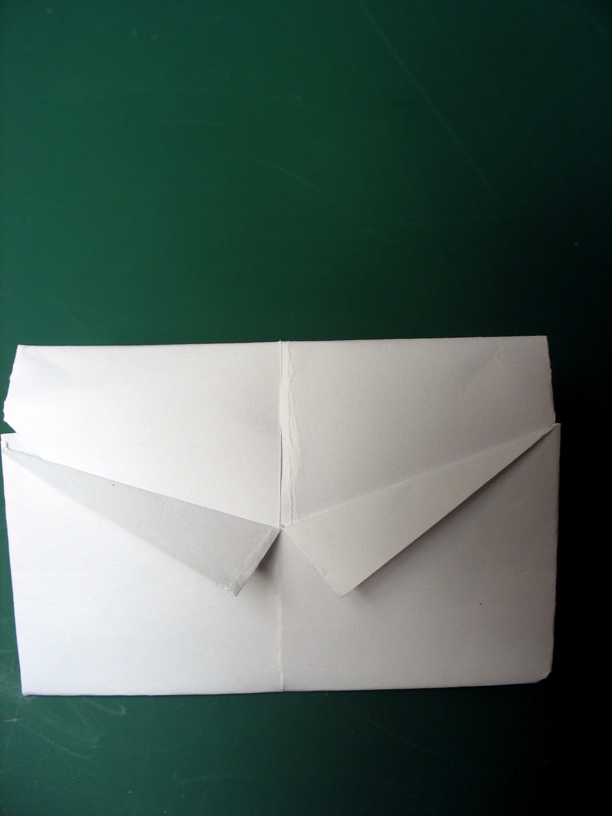 Het Valkennest: Origami envelop variatie