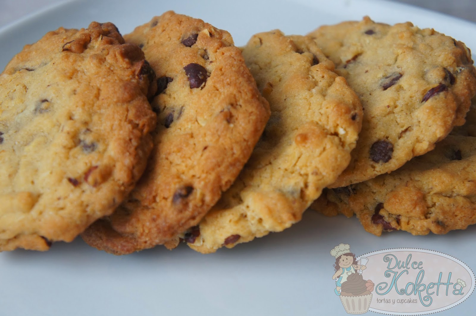 Dulce Koketta: Galletas con chips de chocolate y nueces