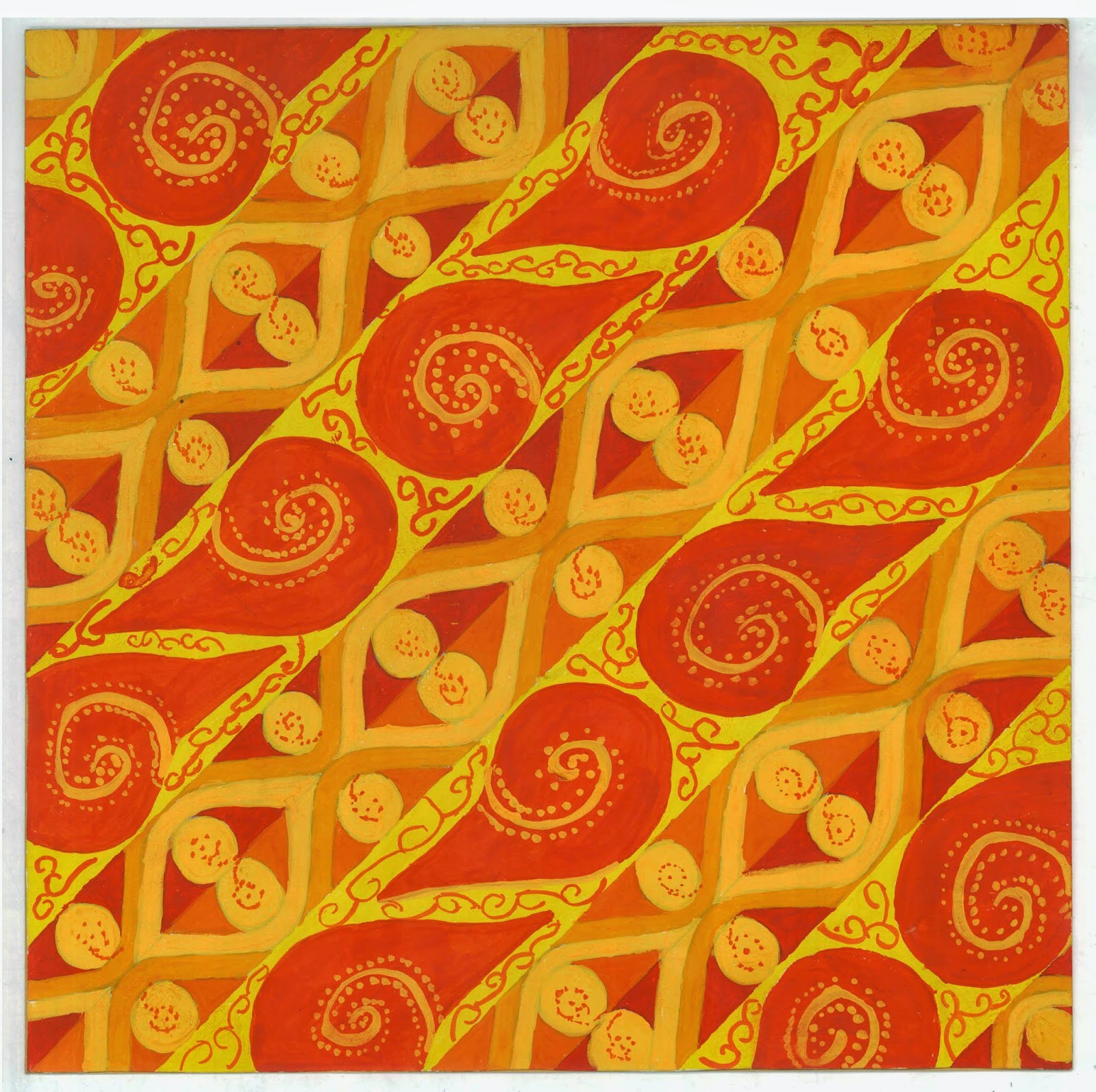 berkarya: gambar batik nusantara