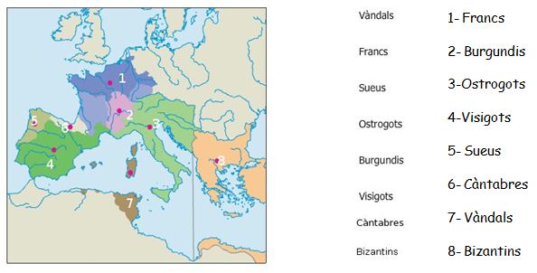 Socials 2nb Ernest: Pobles germànics