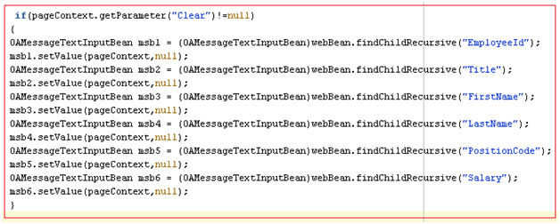 OAF by SSPatil: Inserting Data into Database