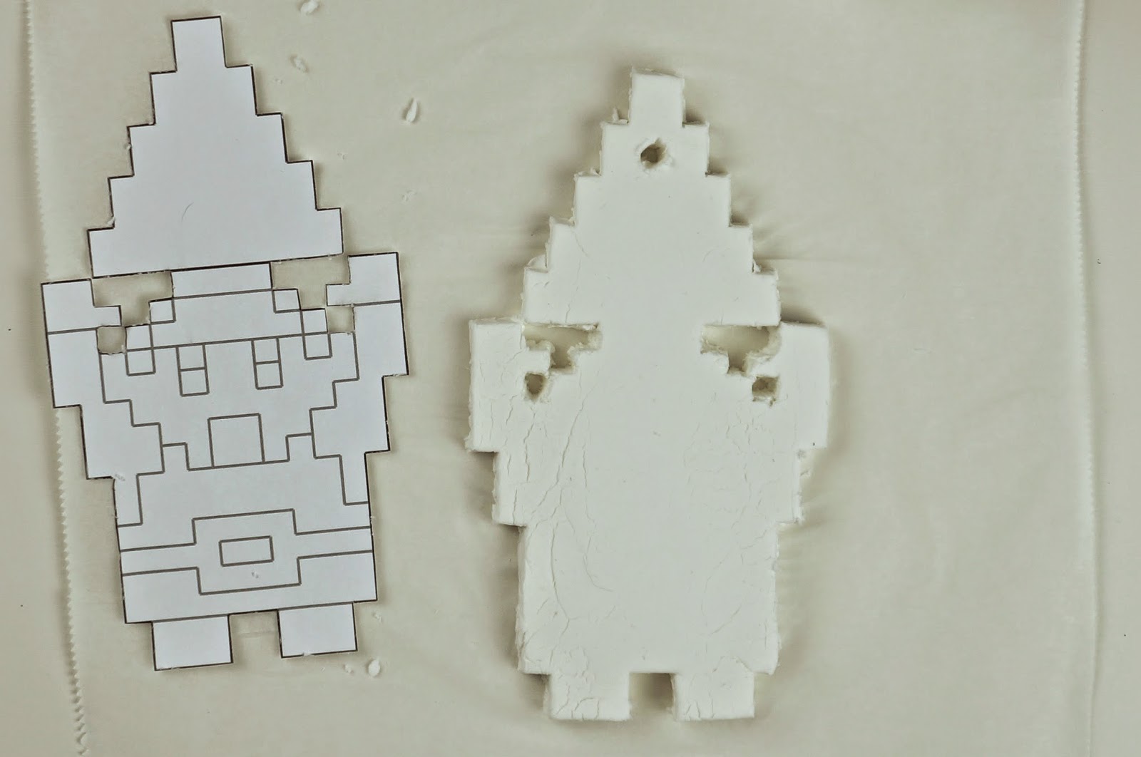 Otaku Crafts: 8-Bit Link Ornament