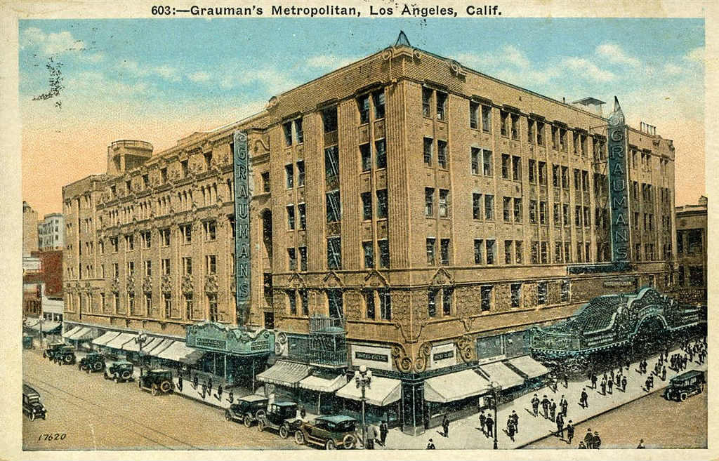 Los Angeles Theatres: Metropolitan/Paramount Theatre: exterior views