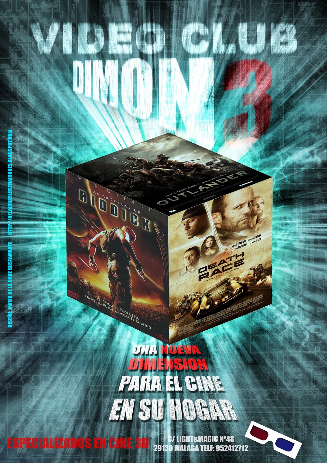 de la Cruz Art: Cartel Videoclub