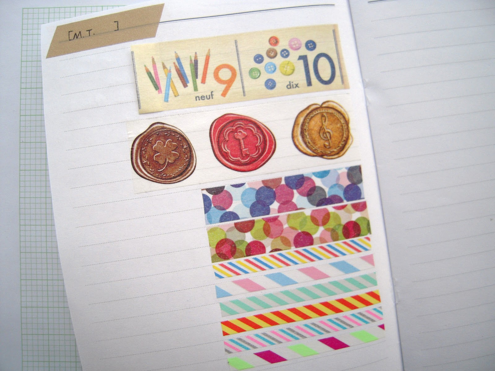 { D r e a m C a t c h e r }: { What I MAde - Deco Tape Swatch Notebook ...