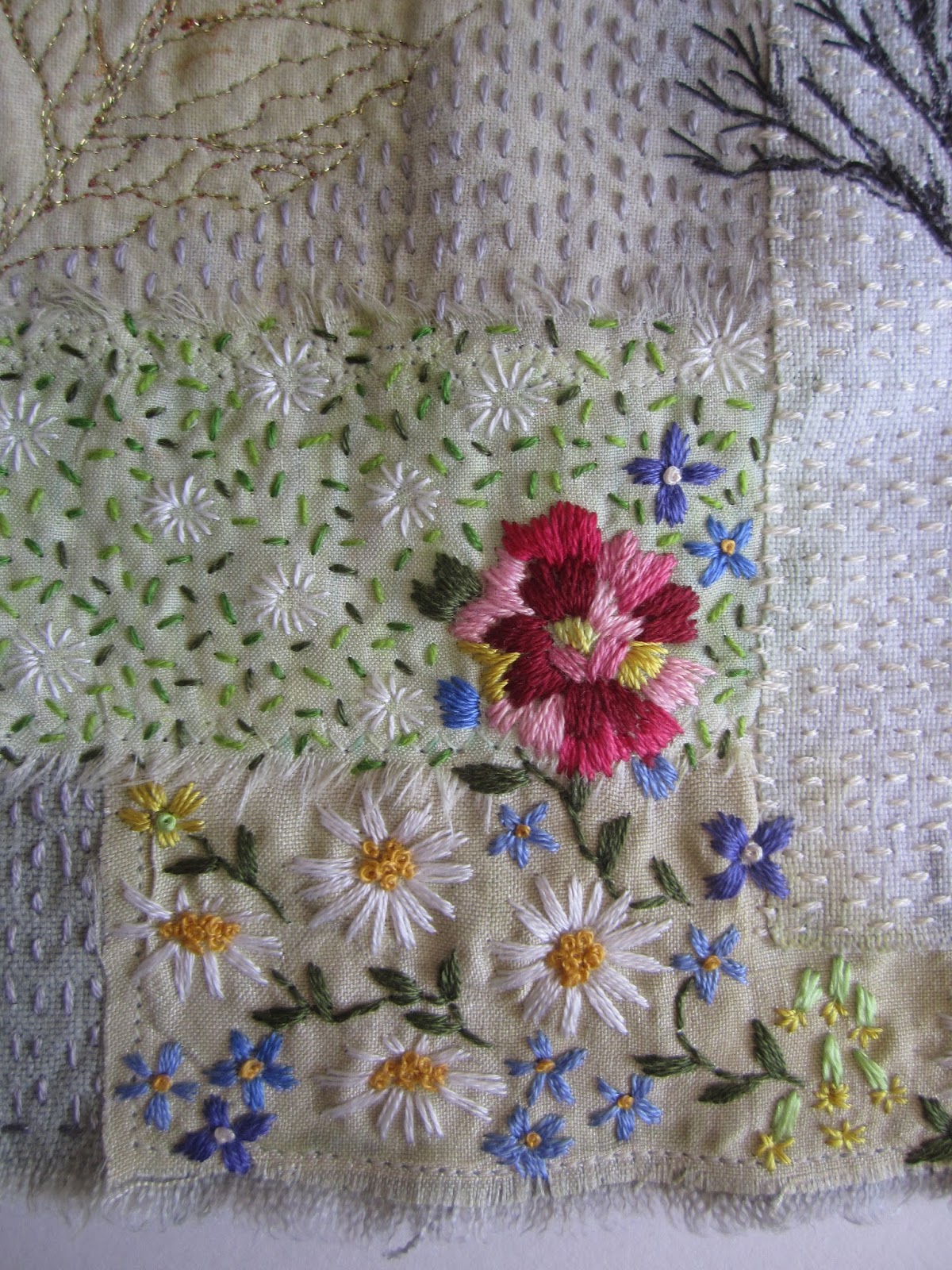 Louise Watson - Textile Artist: Cycle of the seasons- finished!