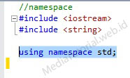 C++ No.14: Apa itu namespace, bagaimana cara menggunakannya?? | Cara Hatiku
