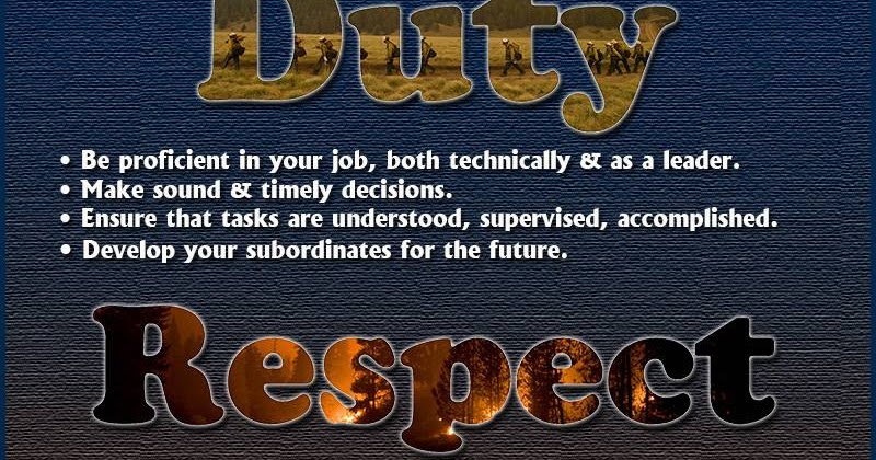 Wildland Fire Leadership: Doing Core Values