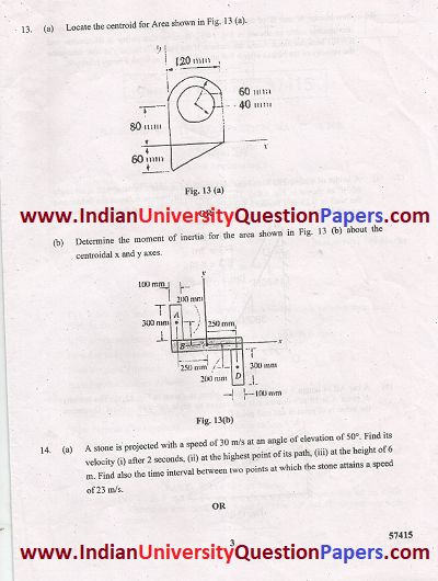 GE6253 Engineering Mechanics May June 2016 Question Paper - University ...