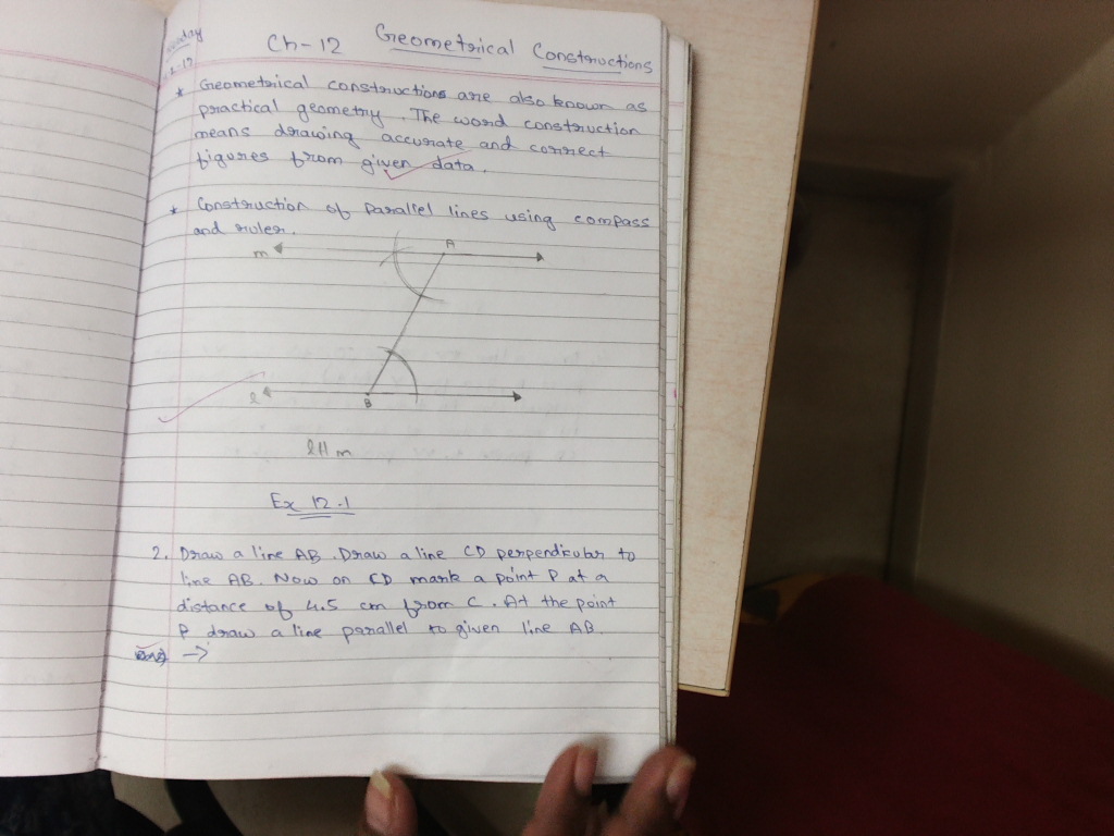 PIS VADODARA STD 7: Grade 7 geometrical construction