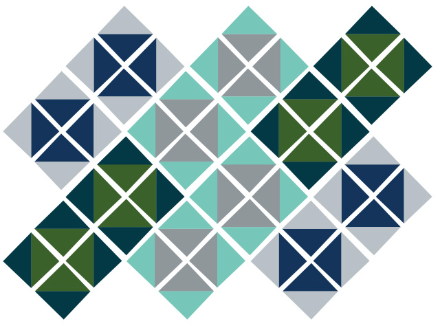 Bright Linen: Tutorial: Fat Quarter Half Square Triangle Baby Quilt