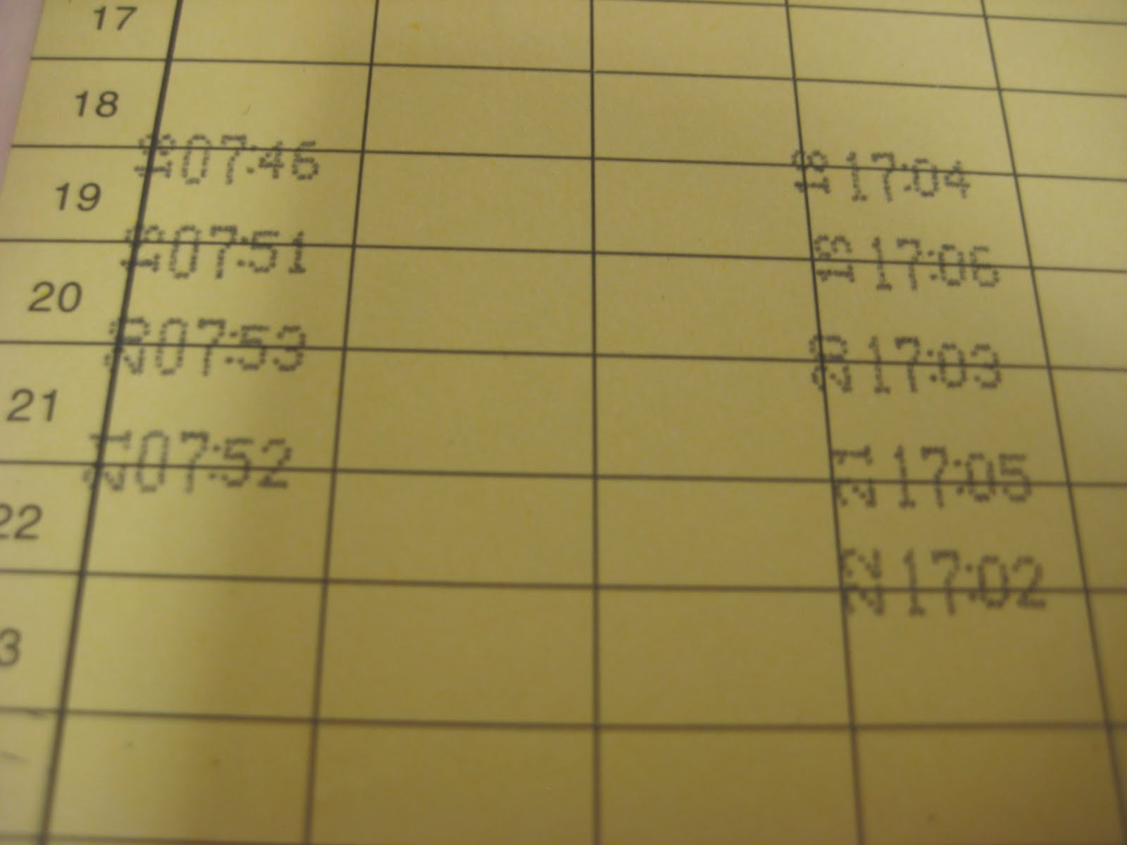 Sini Saya Salwa: Punch Card Jujur