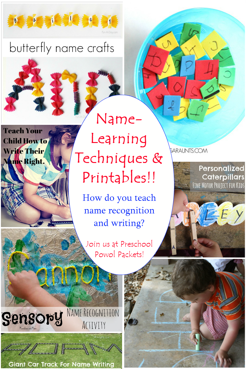 Name Recognition & Writing Fun! | Preschool Powol Packets