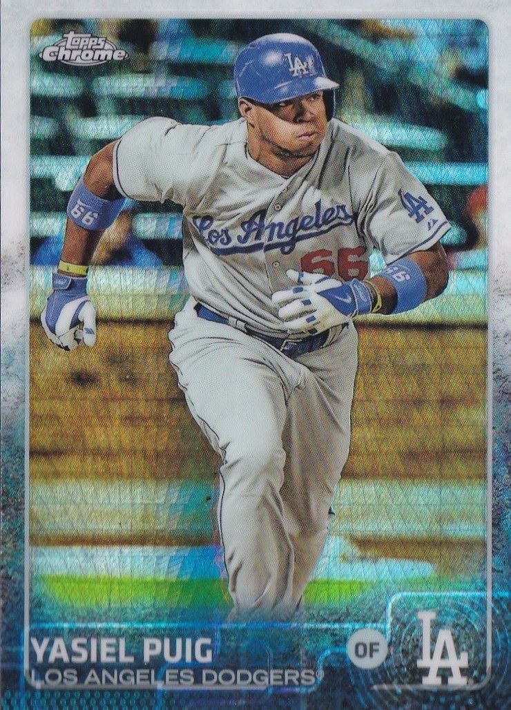 Dodgers Blue Heaven: 2015 Topps Chrome - The Dodger Base Cards