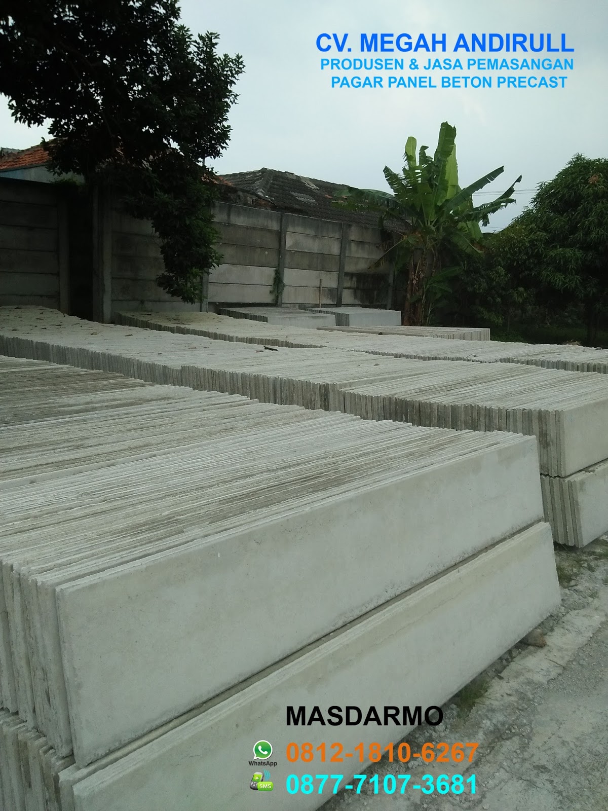 Produk Pagar Panel Beton Precast ~ Pagar Panel Beton Cibinong Bogor