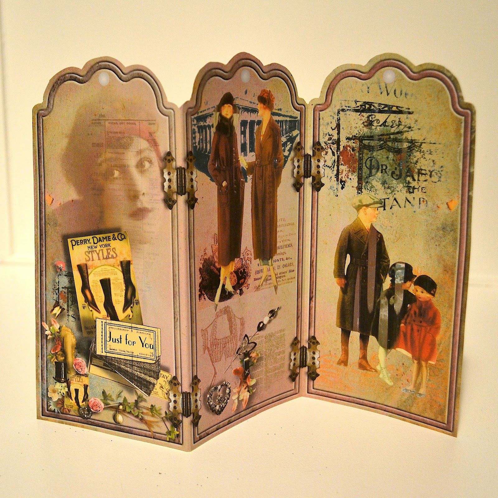 Granny Twinkle crafts: Tag Triptych Card Cutting files and PDF