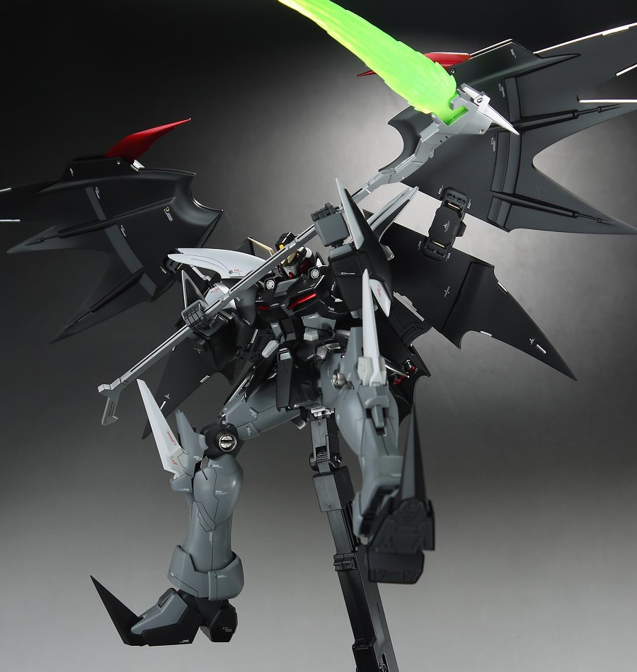 GUNDAM GUY: MG 1/100 Gundam Deathscythe Hell Custom EW - Customized Build