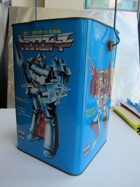 Heroic Decepticon: Vintage Japanese Transformers biscuit tin with ...