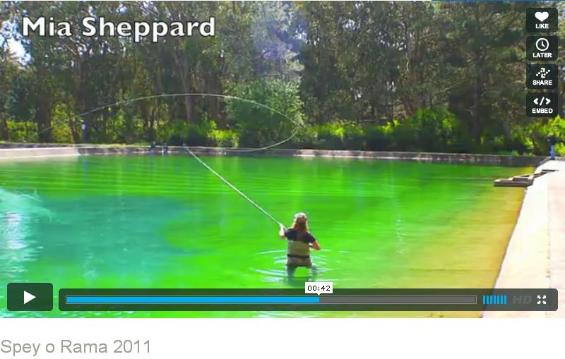 D-Loop Spey Casting: Champion Spey Caster in action