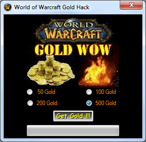 HACK GOLD pour World of Warcraft - Email
