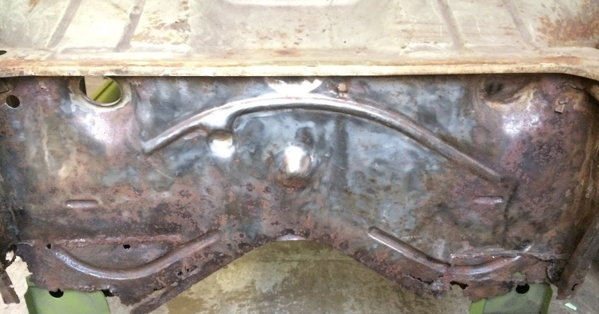 1965 VW Beetle Restoration: Removal of front bulkhead