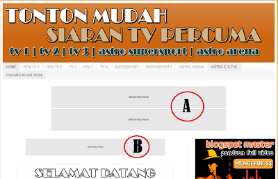 Tonton Mudah | Siaran TV Percuma: PASANG IKLAN DISINI | Live Streaming ...