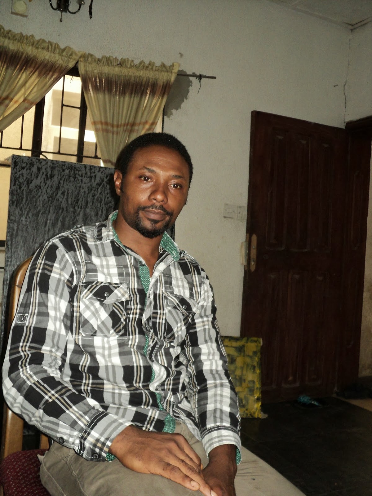 Welcome to Ada Dike's Blog: I am a self trained artist --Nelson Okoh