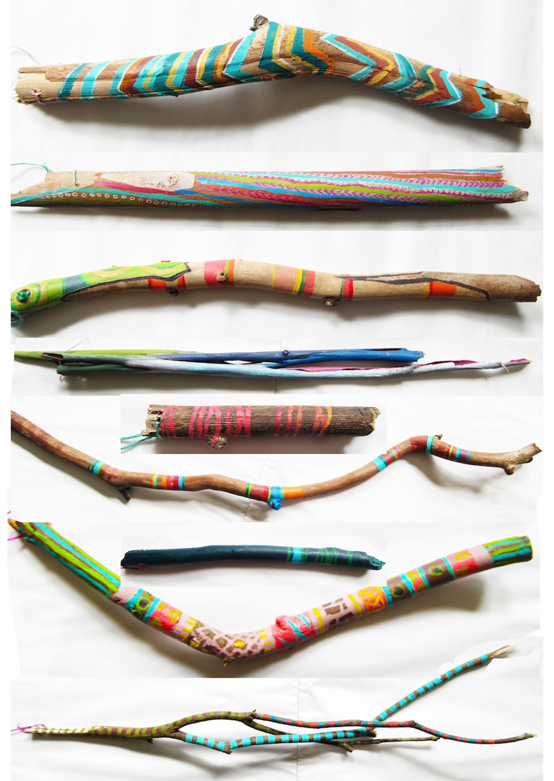 Mamás creativas: Decorar con ramas