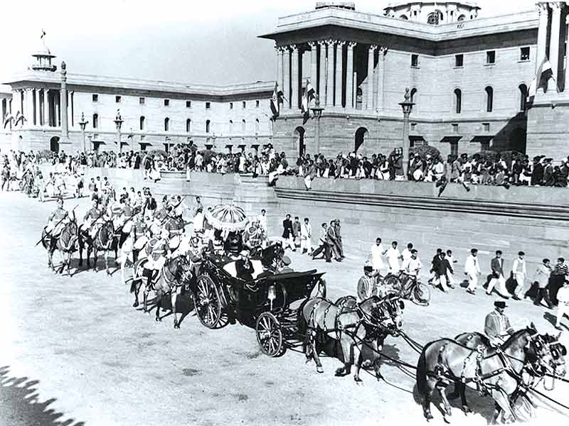 India's First Republic Day Celebrations, Jan 26, 1950 Rare Photos