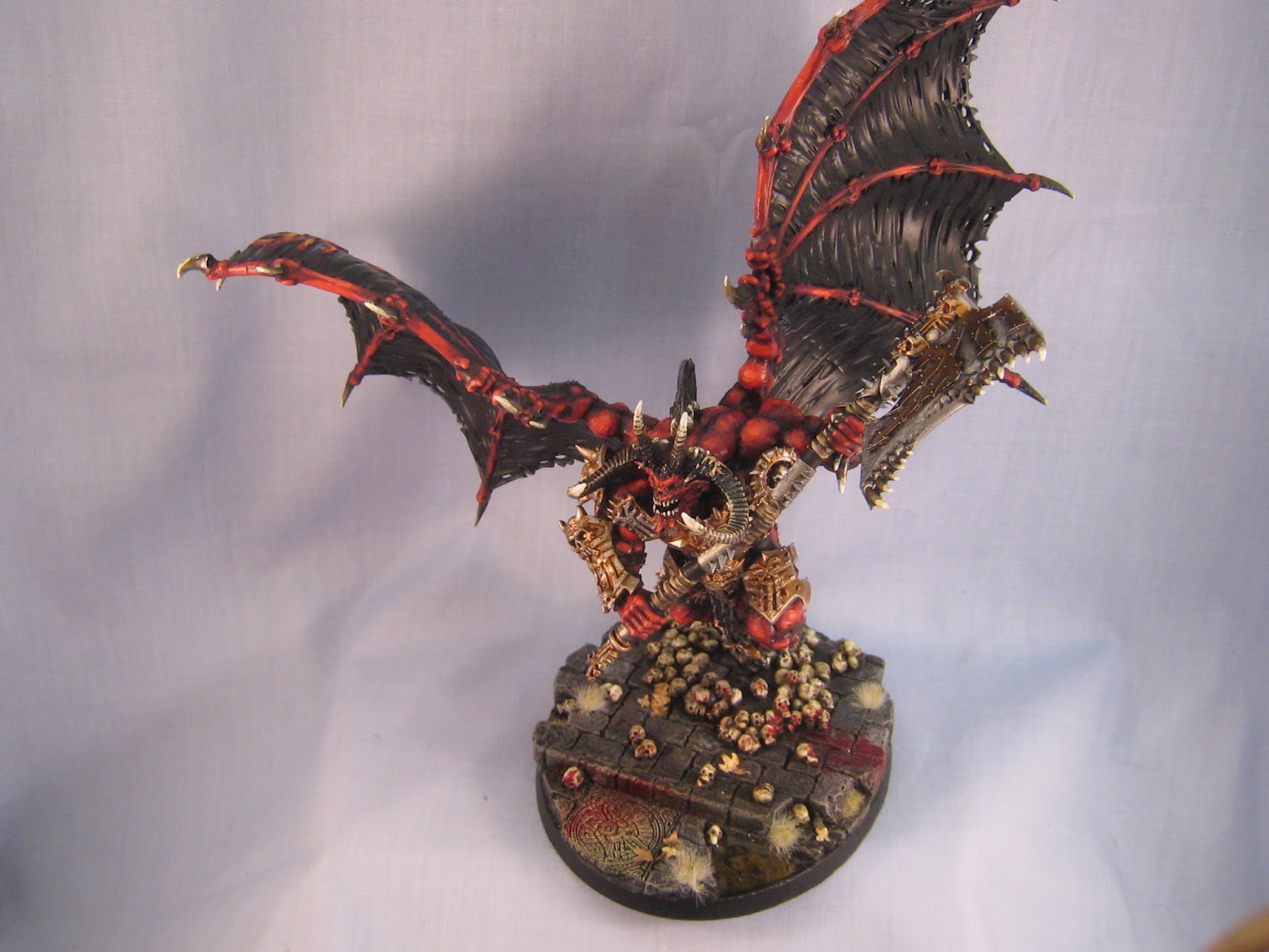 Brian Carlson Miniatures: Bloodthirster, Give it the D!