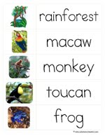 Rainforest Printables and More - 1+1+1=1