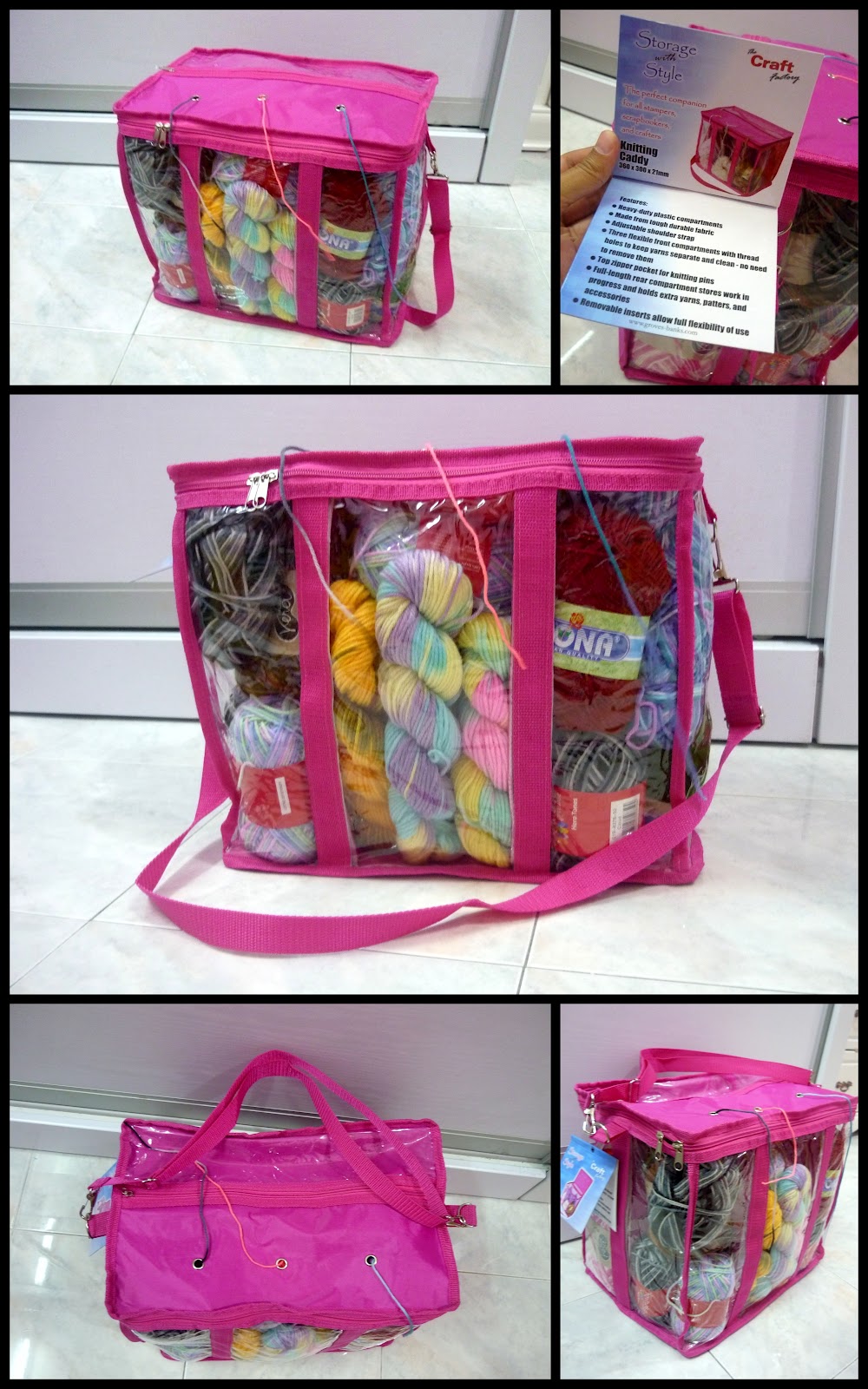 Crochet.is.Fun: The knitting Caddy @ yarn bag