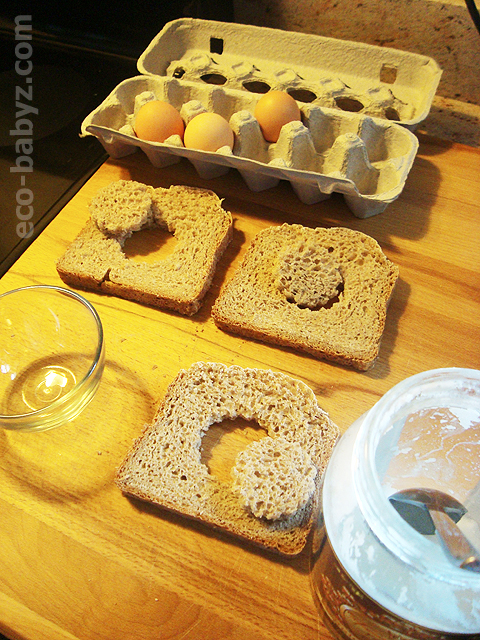 Eco-Babyz: Bird-in-a-Nest Breakfast Recipe