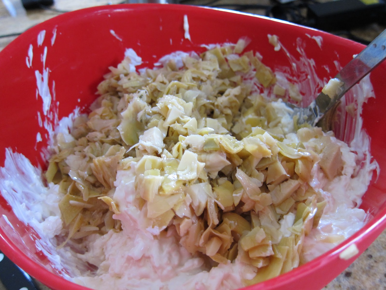 Artichoke Cheese Dip aka Heart Attack in a Dish