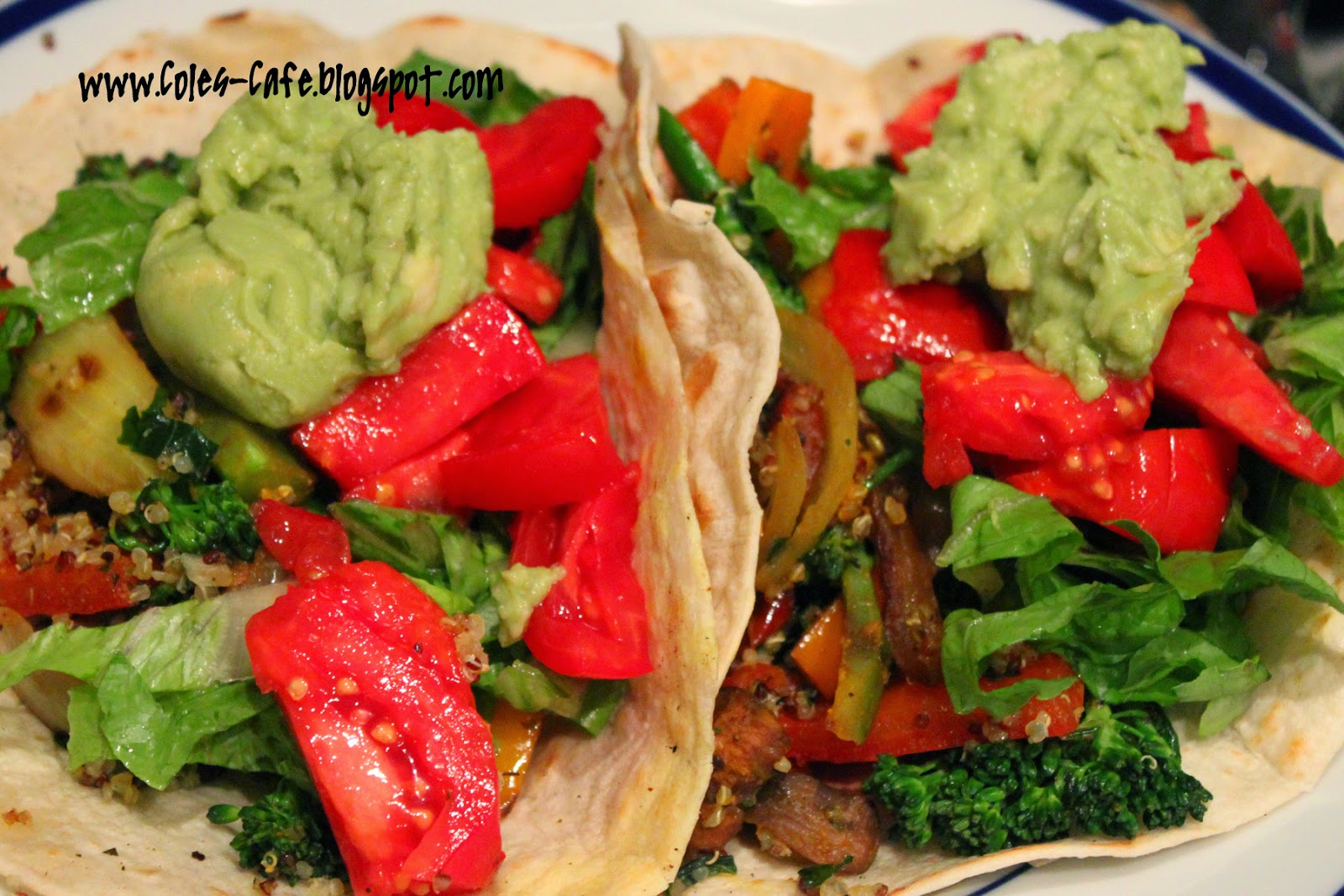 Coles Cafe: Veggie Quinoa Tacos