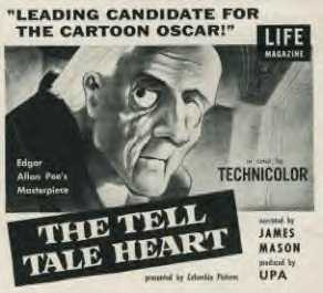 Novel Tea: THE TELL-TALE HEART short film (1953)