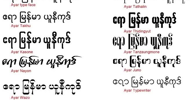 W Art House Font 1 to 70 - I T CITY PC NAYMOE