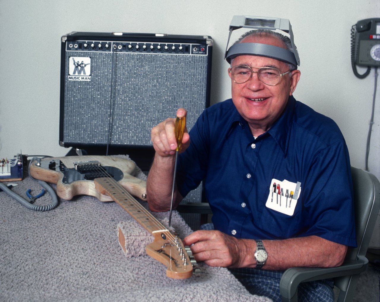La Salamandra: Clarence Leo Fender, el inventor de la guitarra eléctrica.