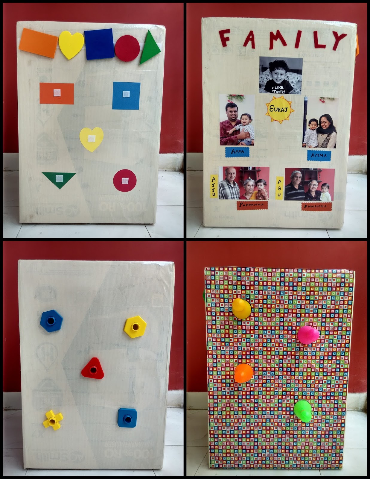 Sonshine Mumma: DIY Busy Box for Toddlers | Activity Box for Toddlers