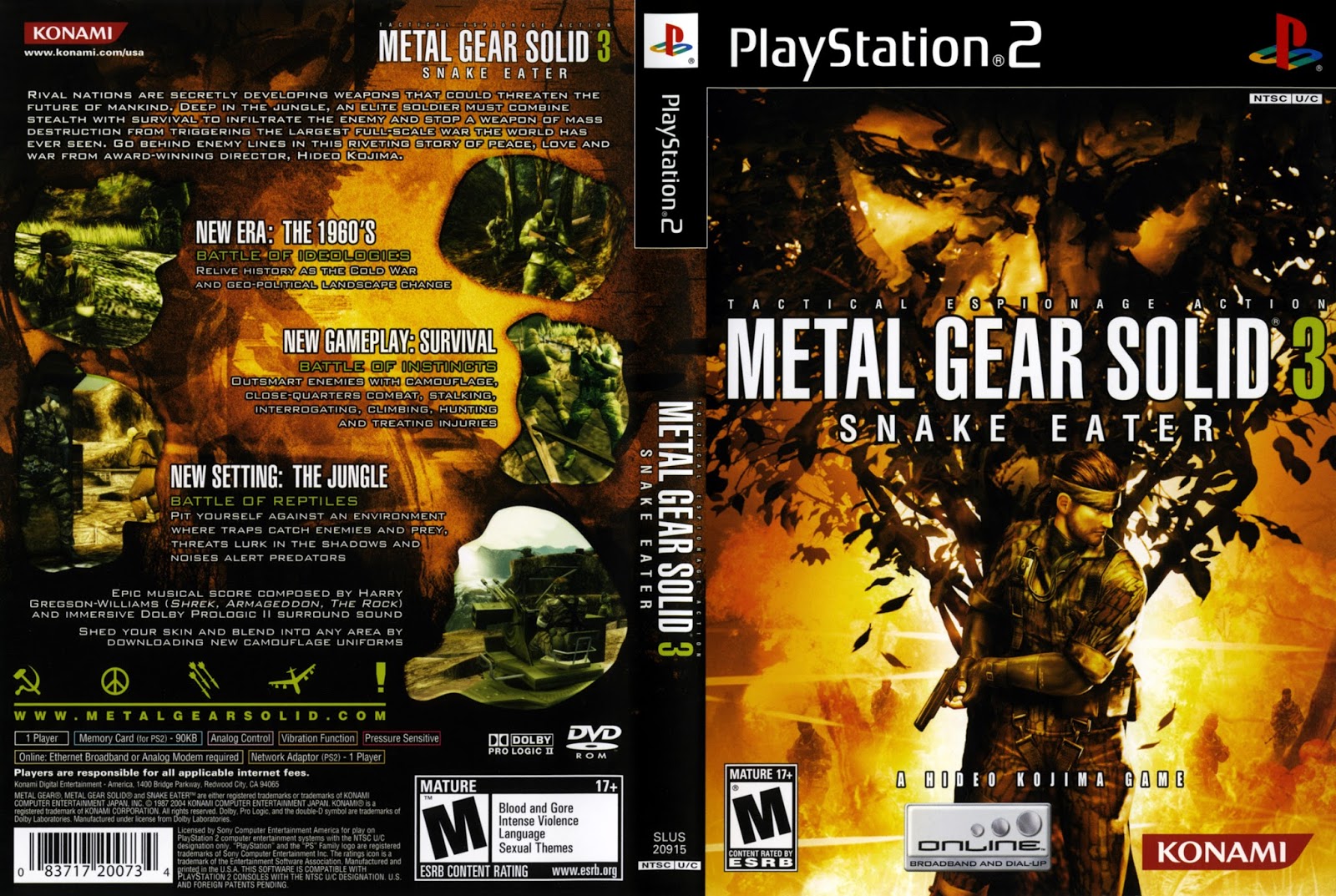 GamerMozK: Metal Gear Solid 3: Snake Eater (PS2 & PS3)