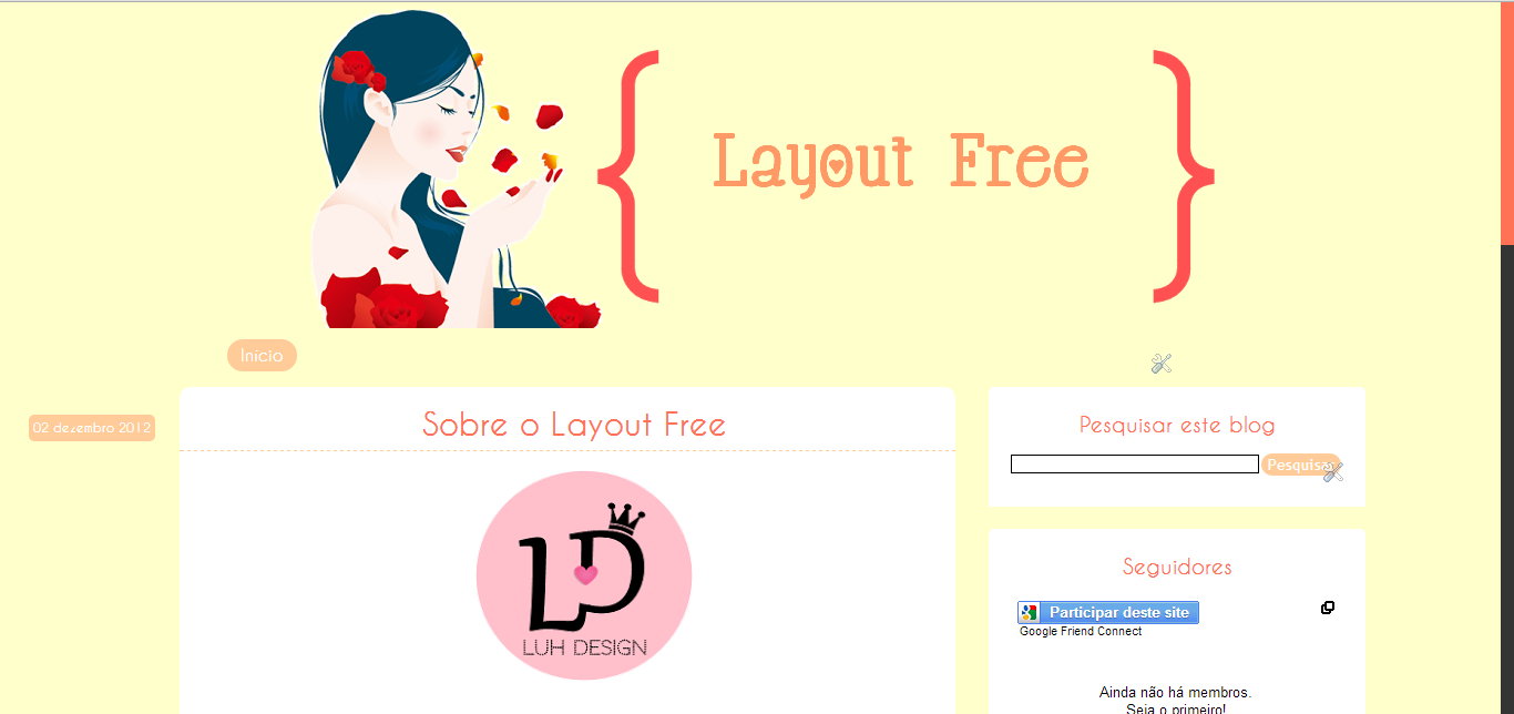 Luh Designs: Novo Layout e Layout Free