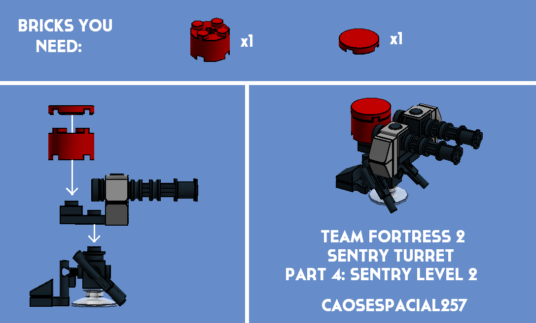 Caos Espacial: LEGO Team Fortress 2 - Sentry Turret